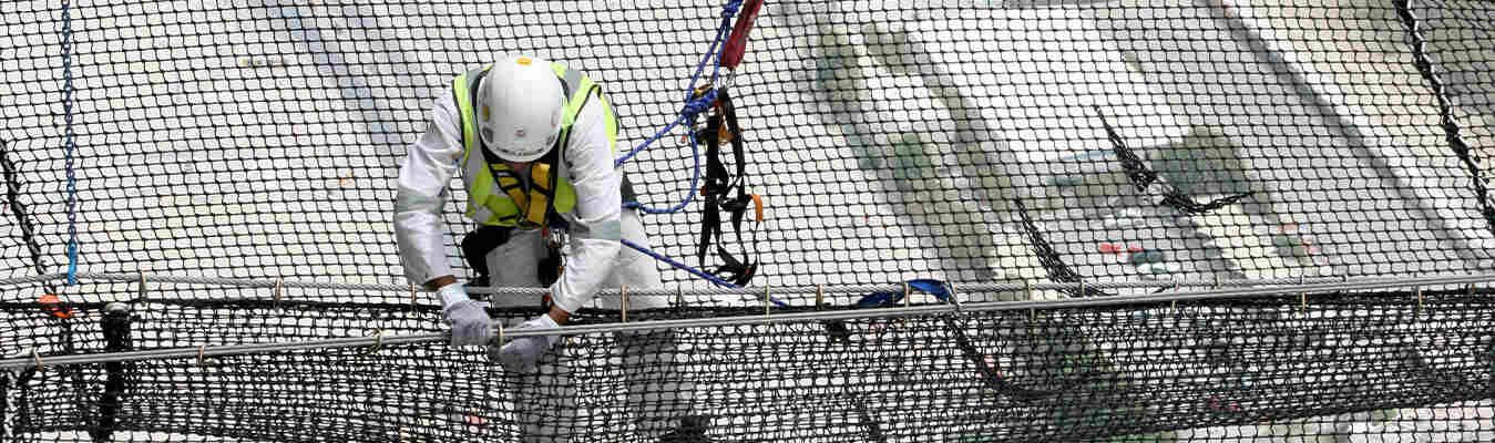 WEB Net® - Safe and Stable Construction Netting System